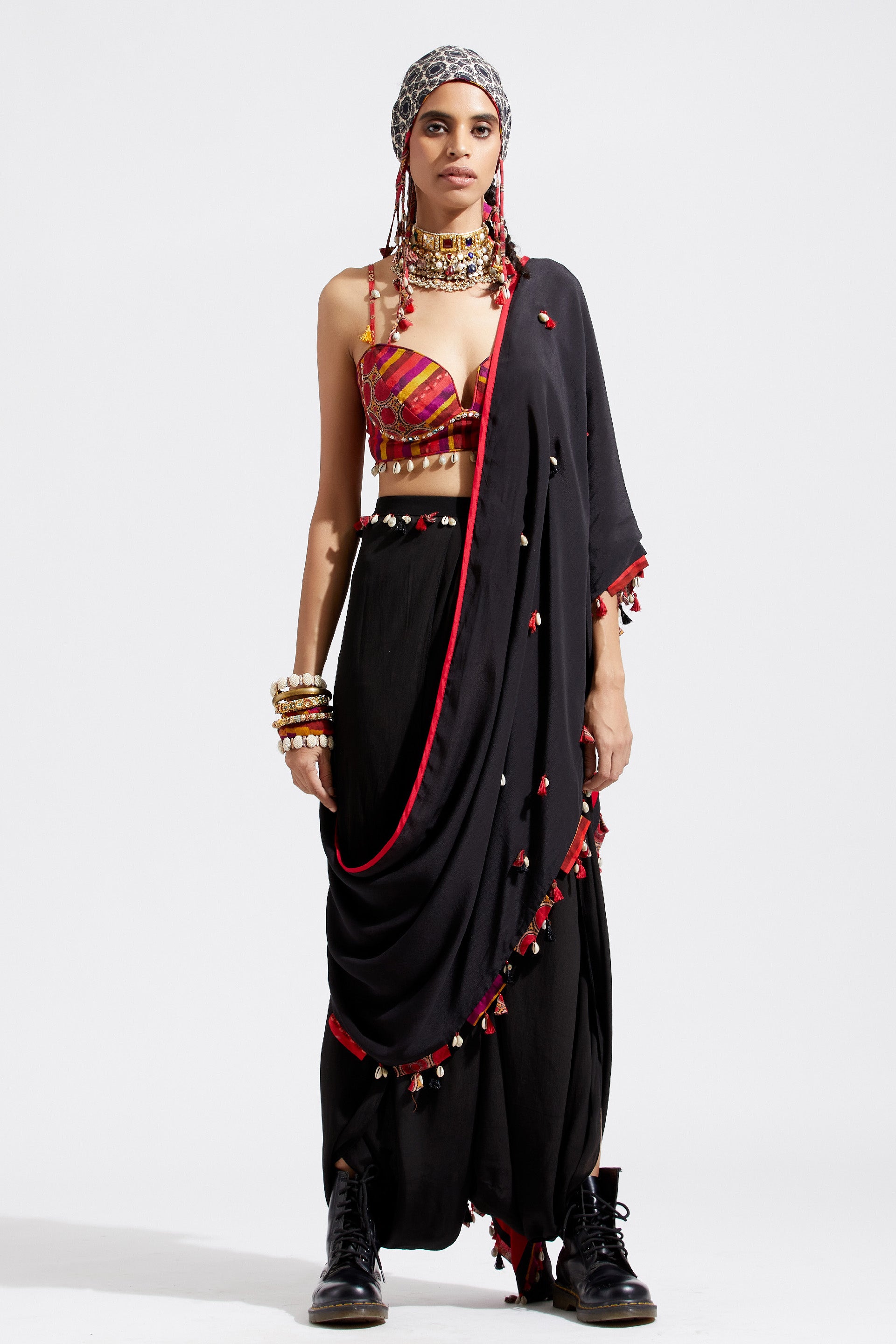 Sadhavi Drape Saree – Melange Singapore