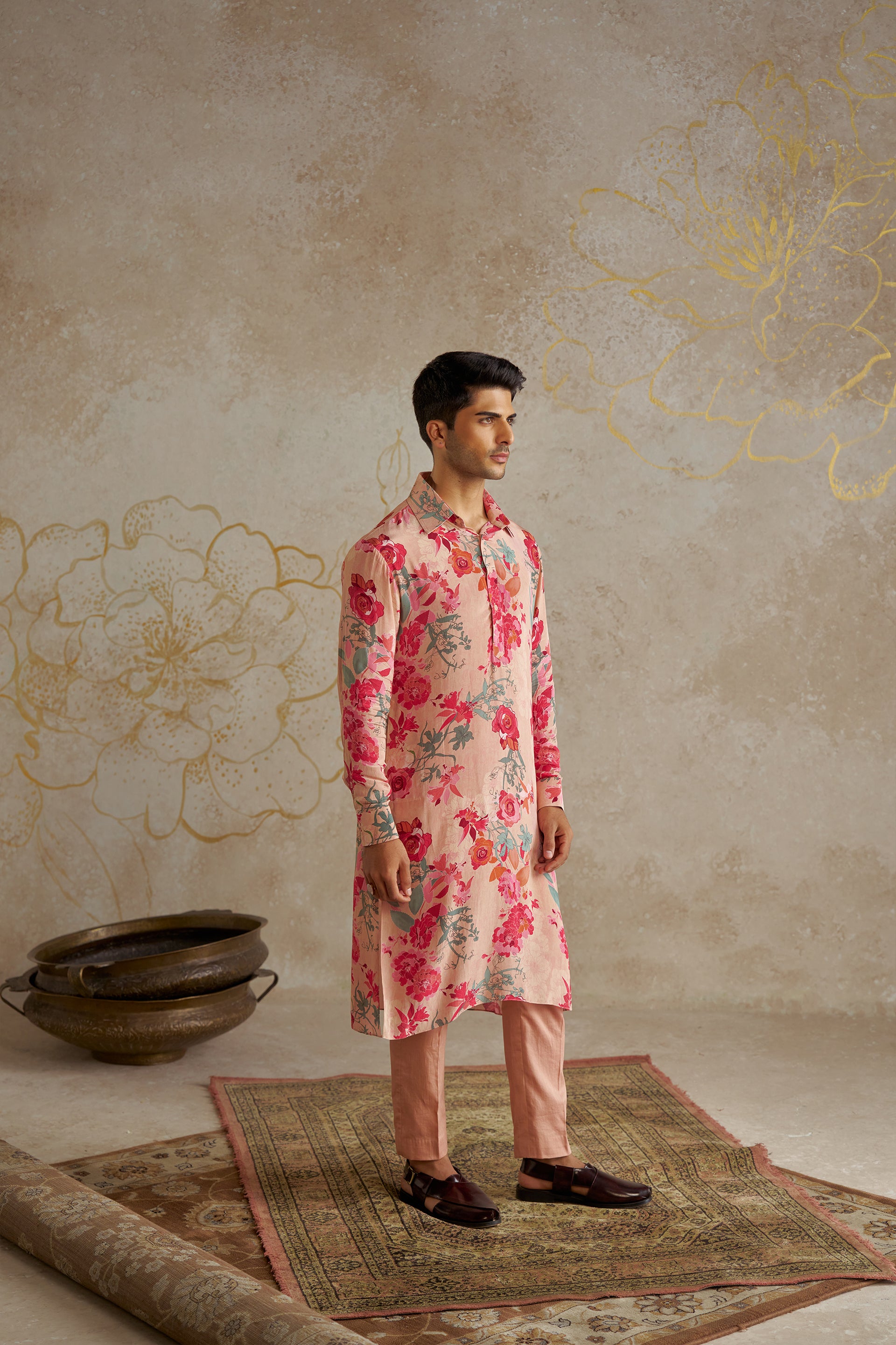 Blush Rose Kurta Set – Melange Singapore
