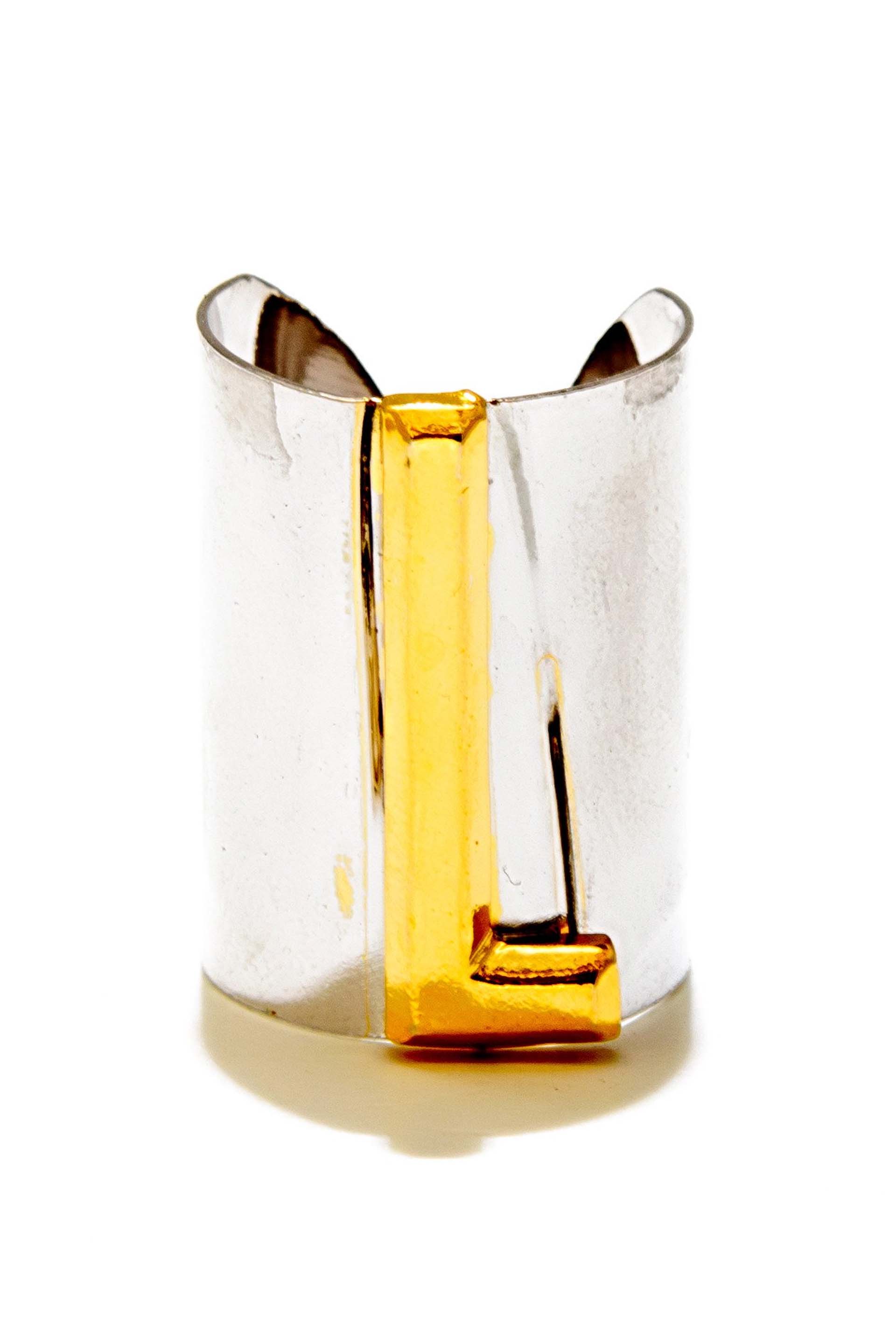 L Letter Ring – Melange Singapore